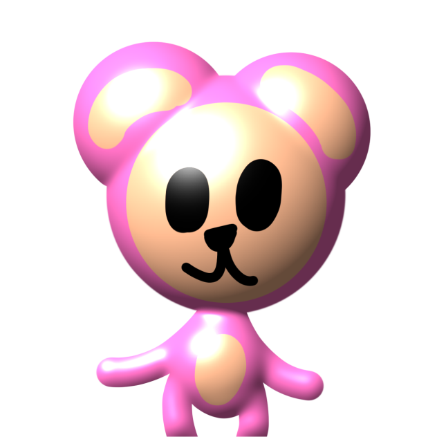 pink bear - ibisPaint