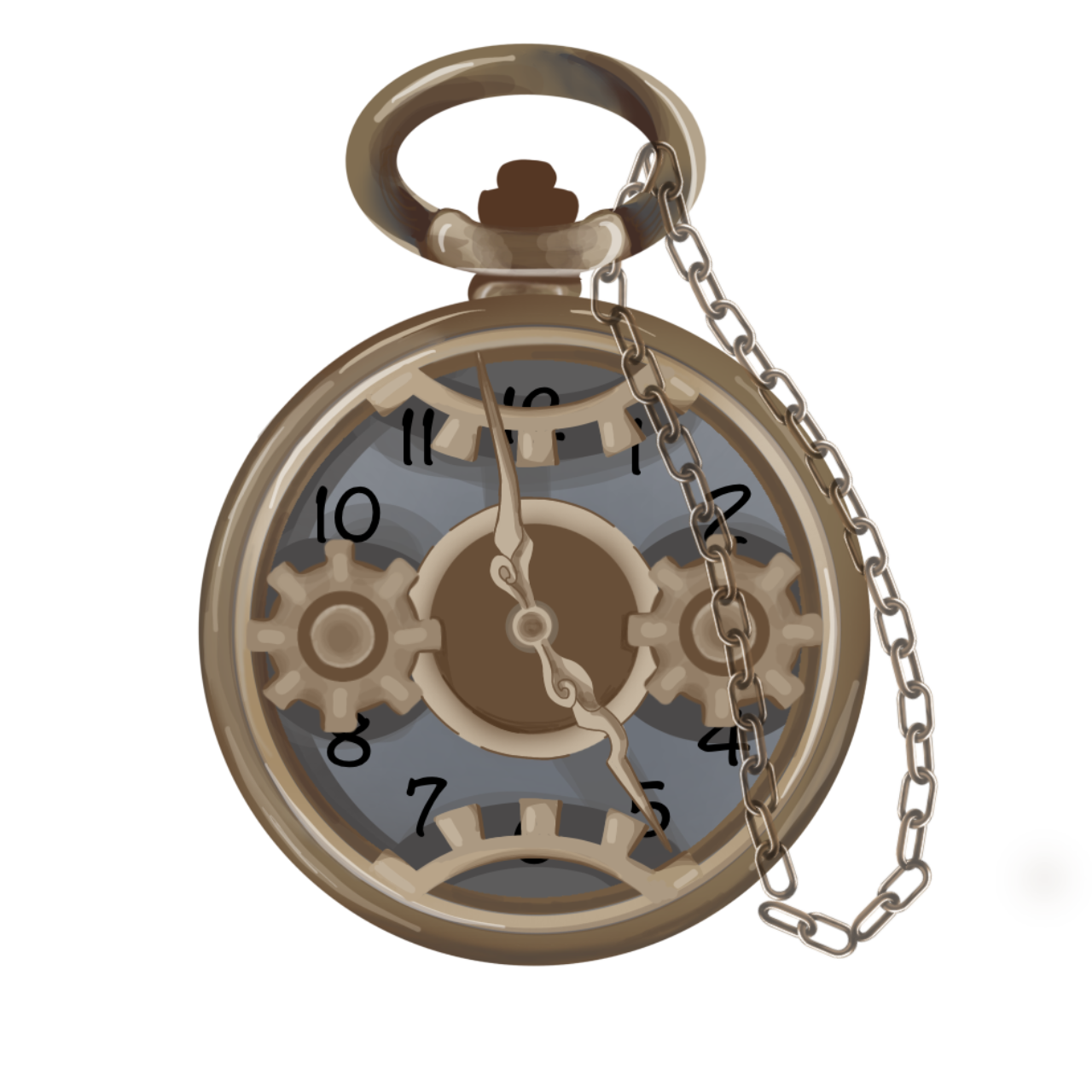 Steampunk watch - ibisPaint