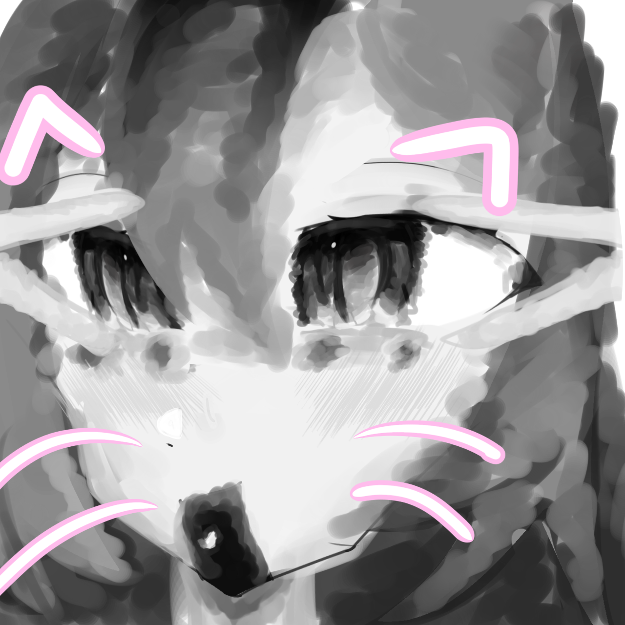 🤍🖤🐱weow - ibisPaint