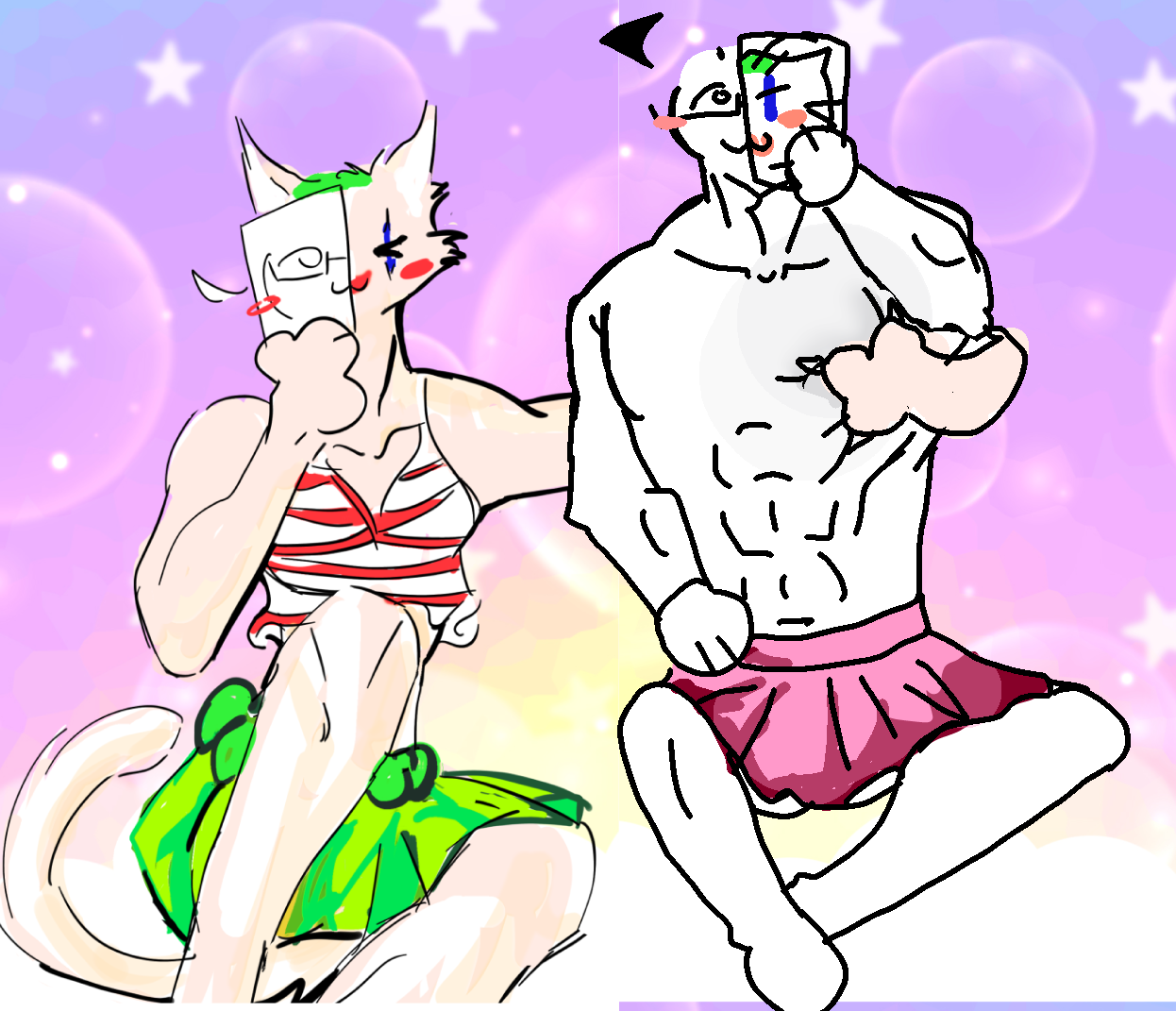 wawa persona collab w miaomiao23 - ibisPaint