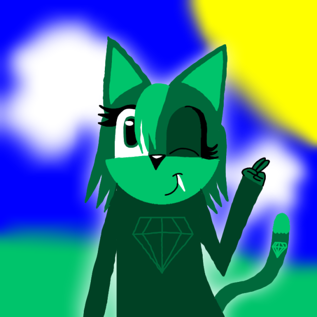 Emerald the Cat - ibisPaint