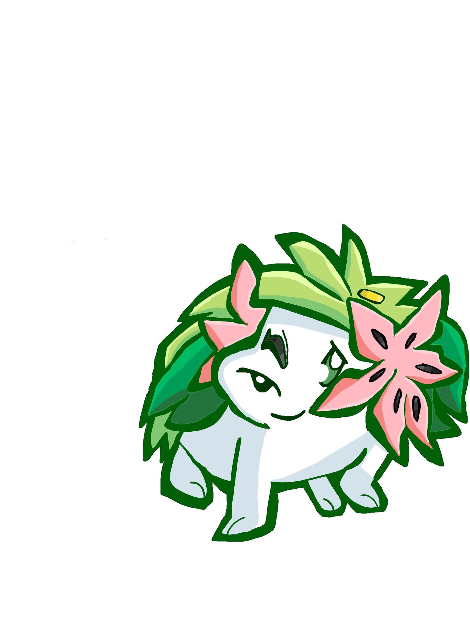 Sonic Battle Shaymin-Land form - ibisPaint