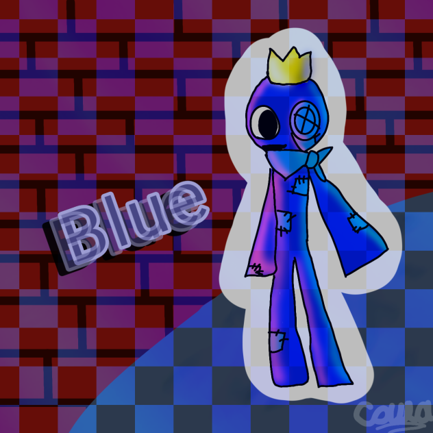 !~Blue~! ( rainbow friends ) - ibisPaint