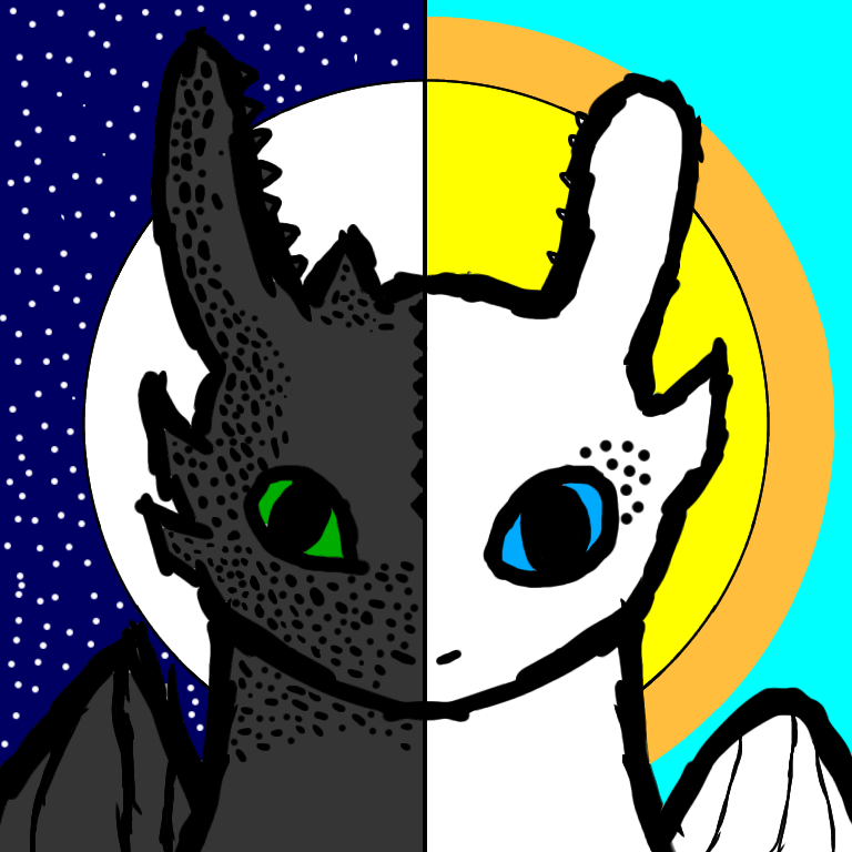 noite e dia - ibisPaint