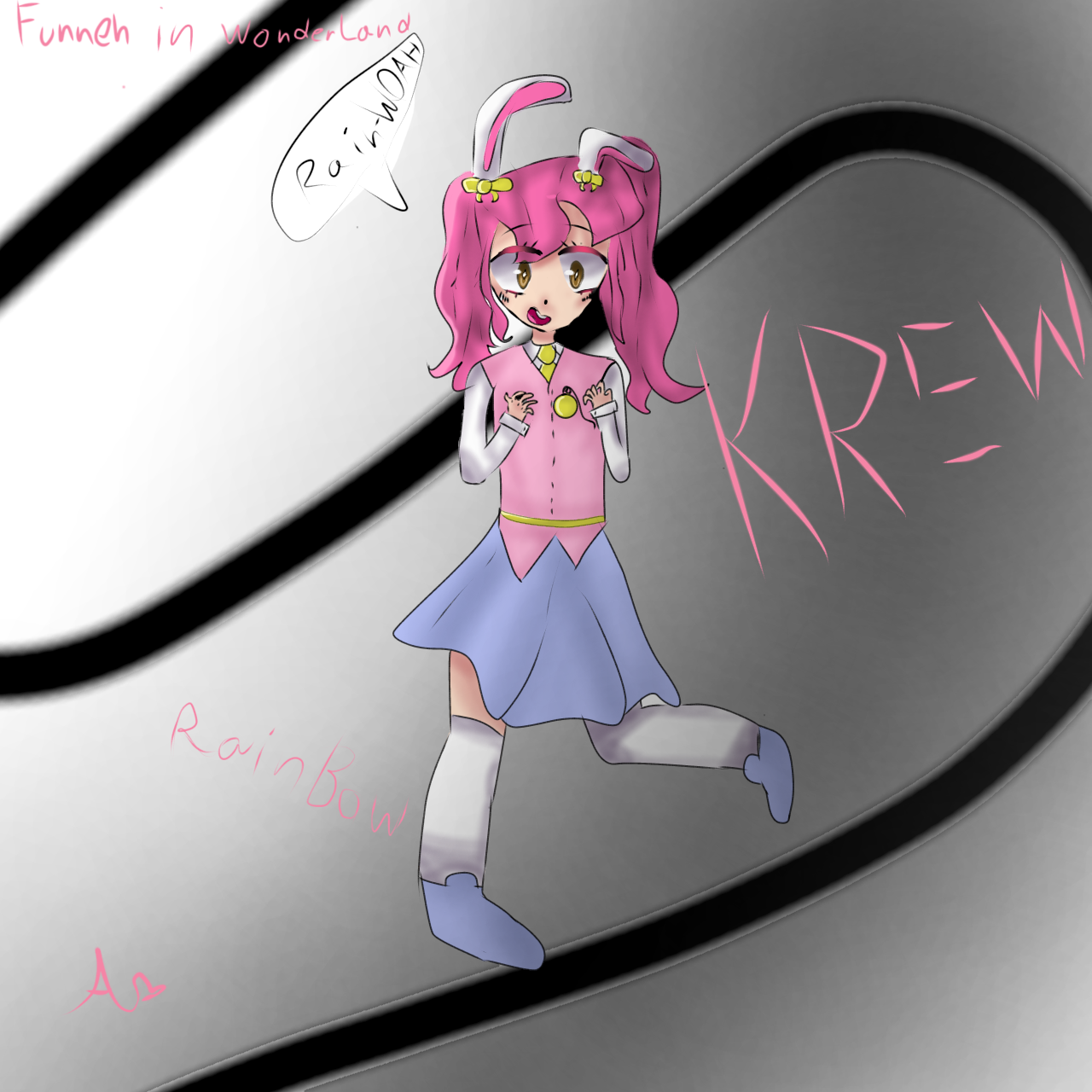 Funneh in wonderland (rainbow) - ibisPaint