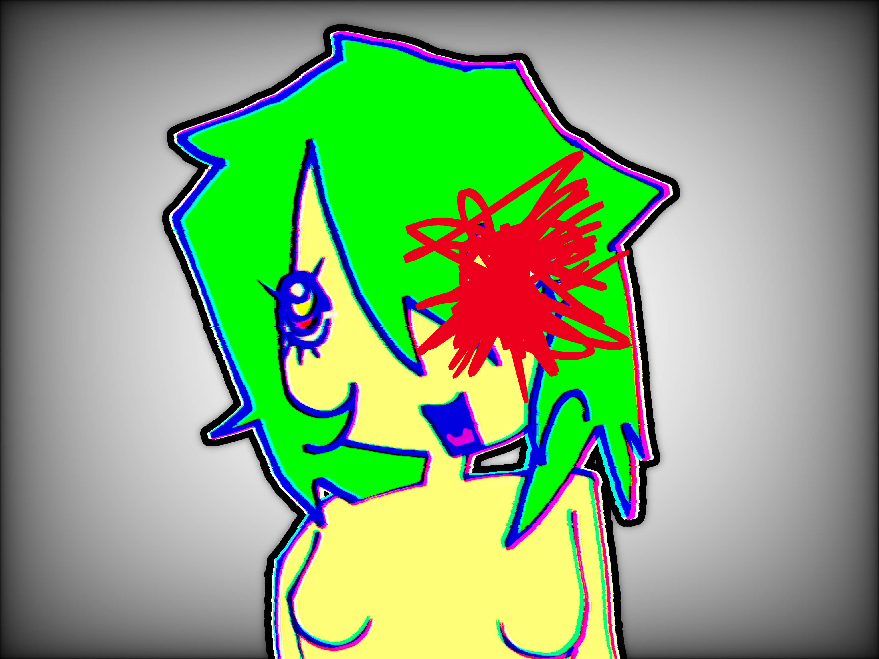 What’s in her mind - ibisPaint