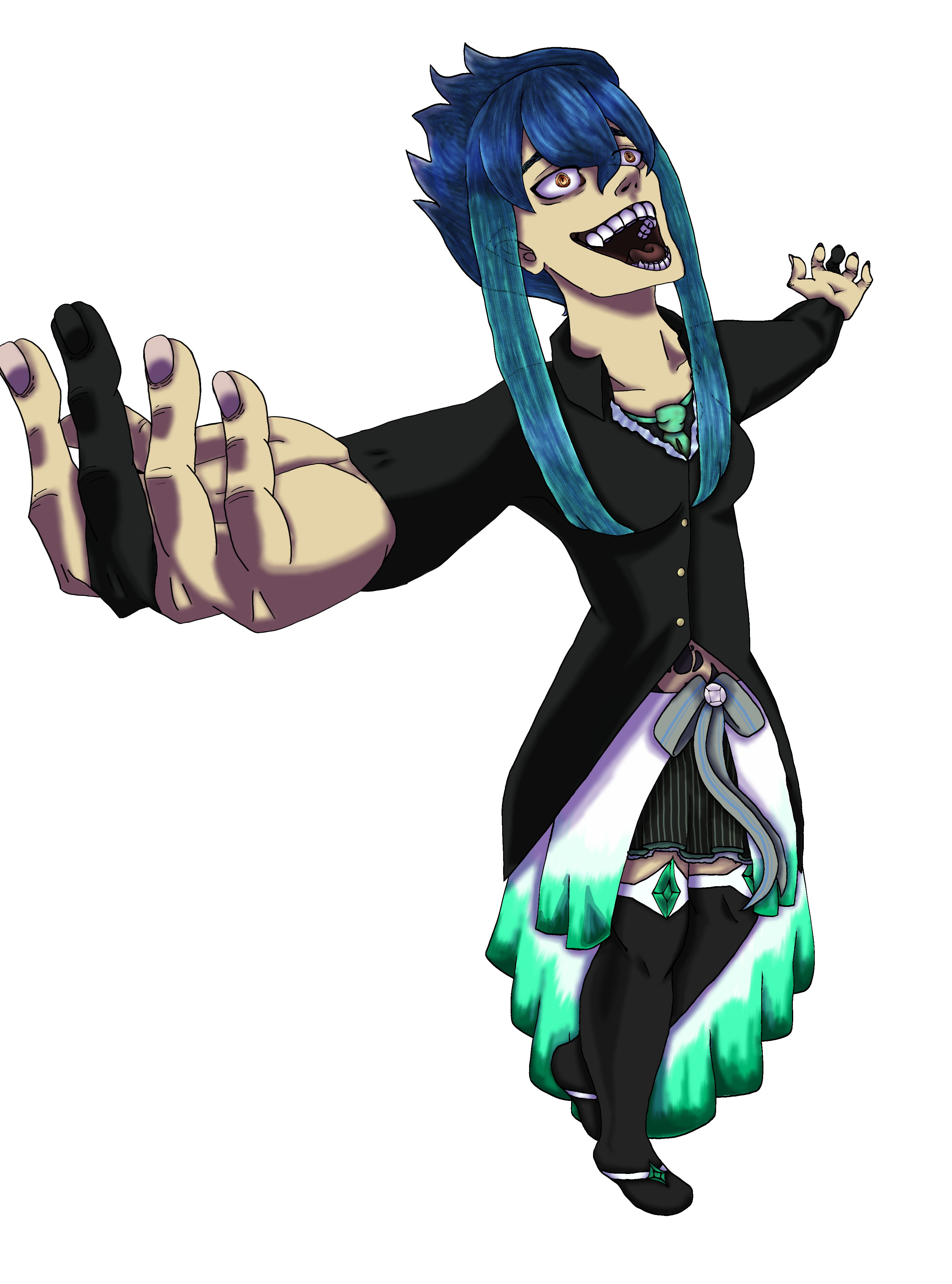 Kurutta Kokoro - Rades Stance Black 🍀 - ibisPaint