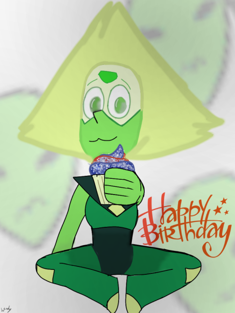 Peridot Draw • Steven Universe 💚 - ibisPaint