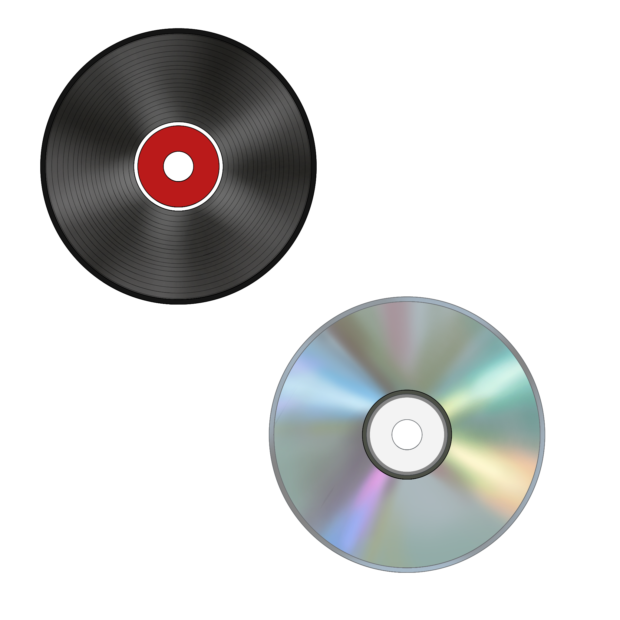 CD and Disc - ibisPaint