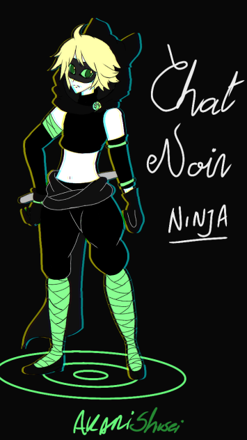 Chat ninja - ibisPaint