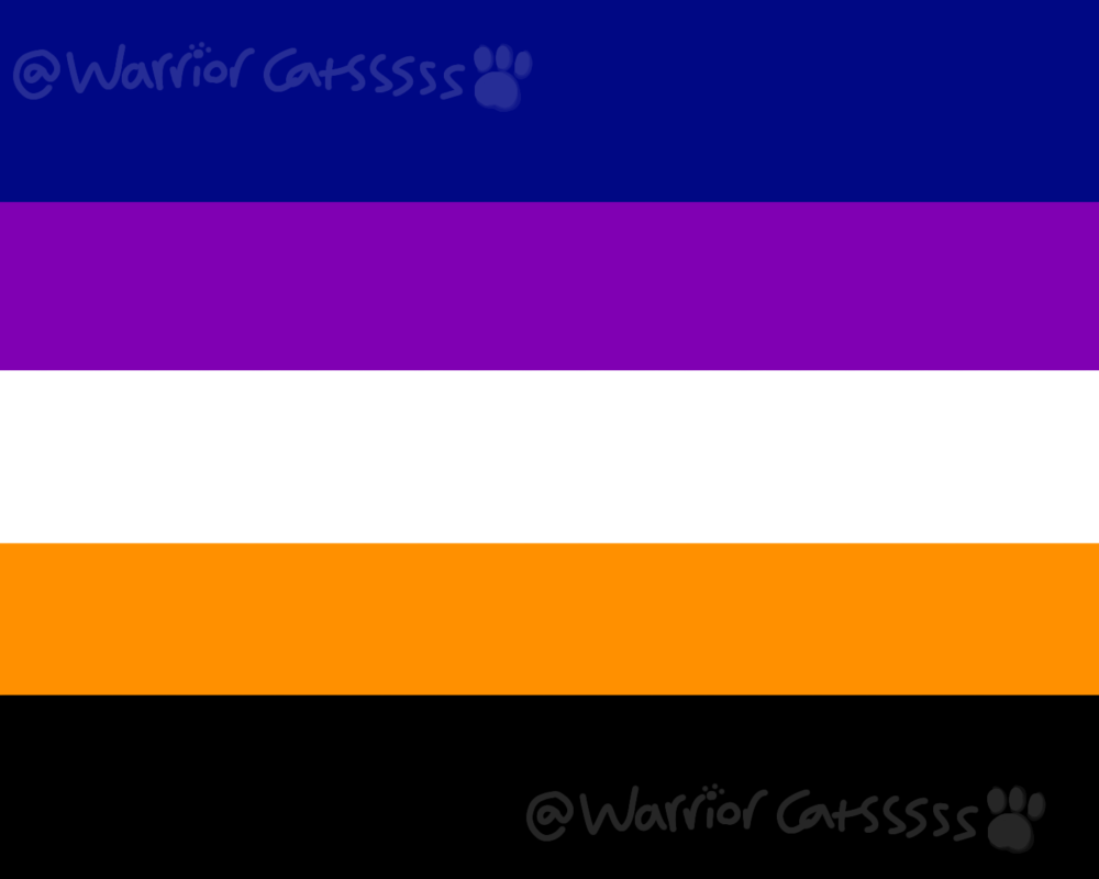 Nonbinary + aroace mixed flag - ibisPaint