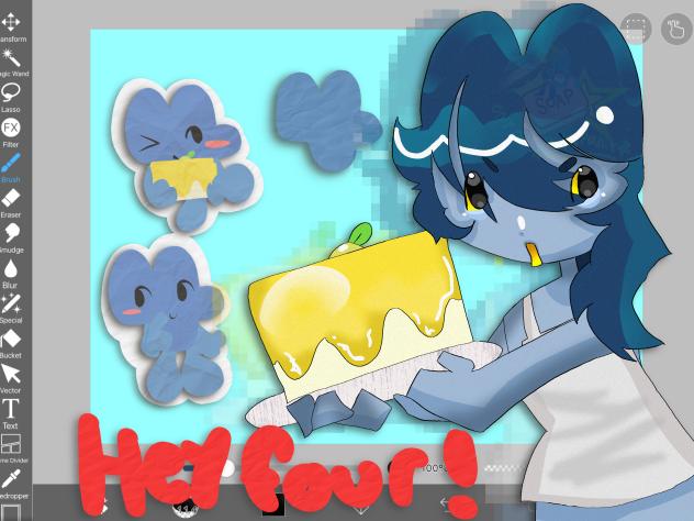 WHEN YOU BAKE A CAKE (four ver) - ibisPaint
