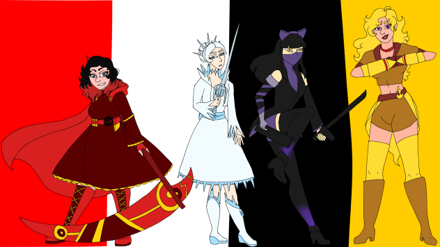 Team RWBY Redesign - ibisPaint