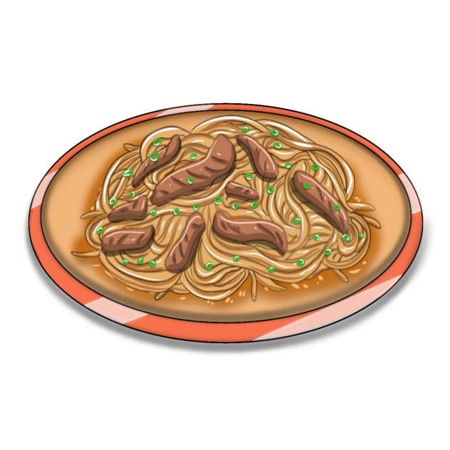 Stir fried noodles - ibisPaint