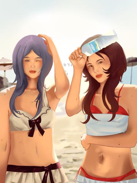 Hot summier days. - ibisPaint