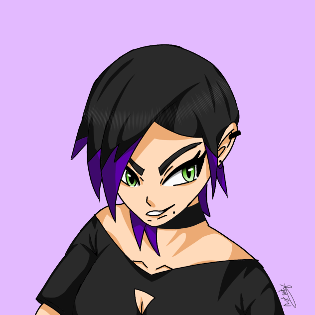 gothic girl - ibisPaint