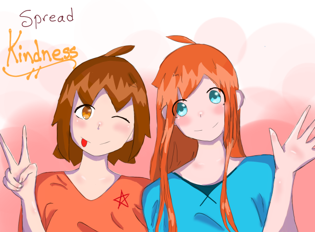 spread kindness - ibisPaint