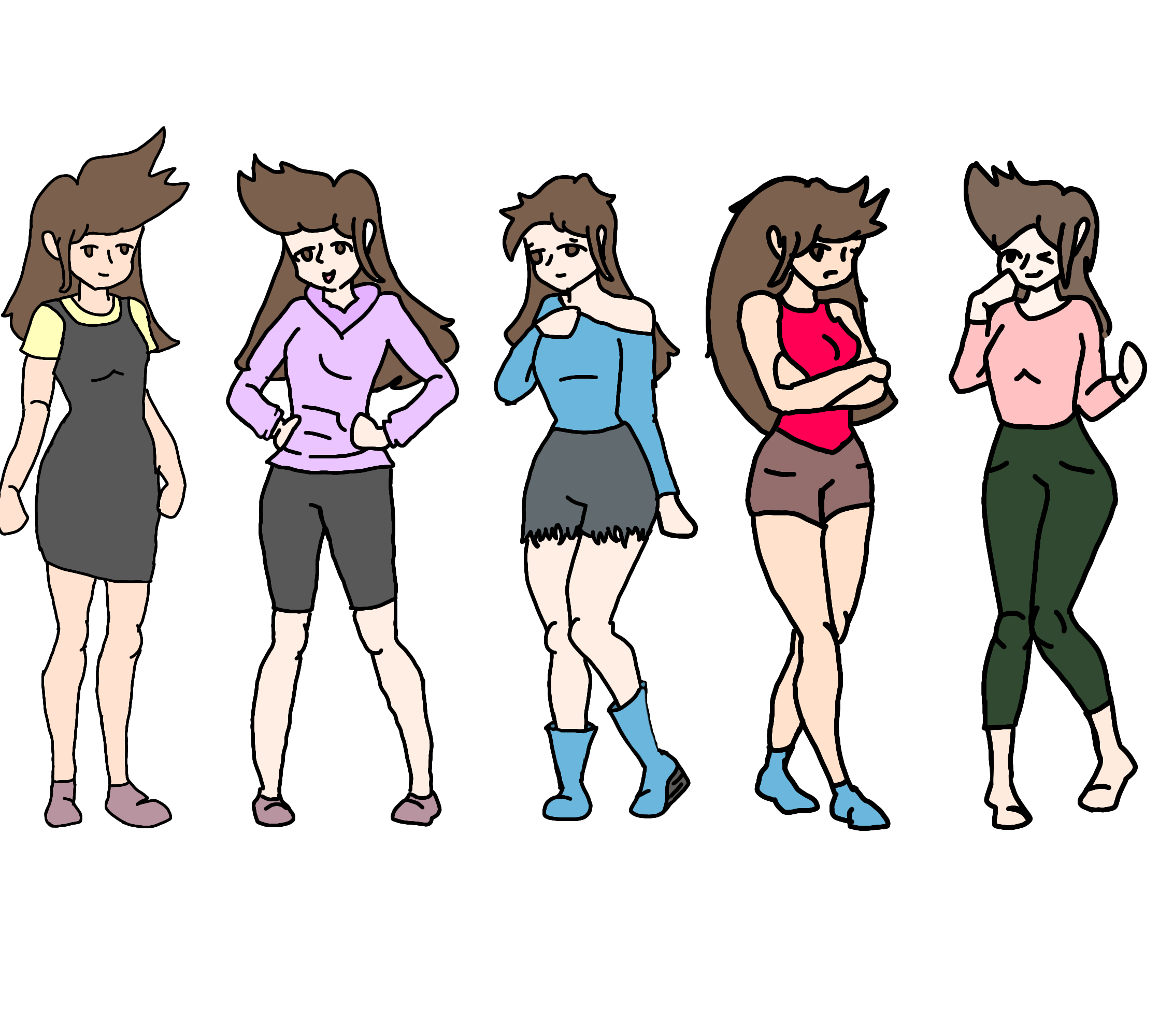 my oc posing - ibisPaint