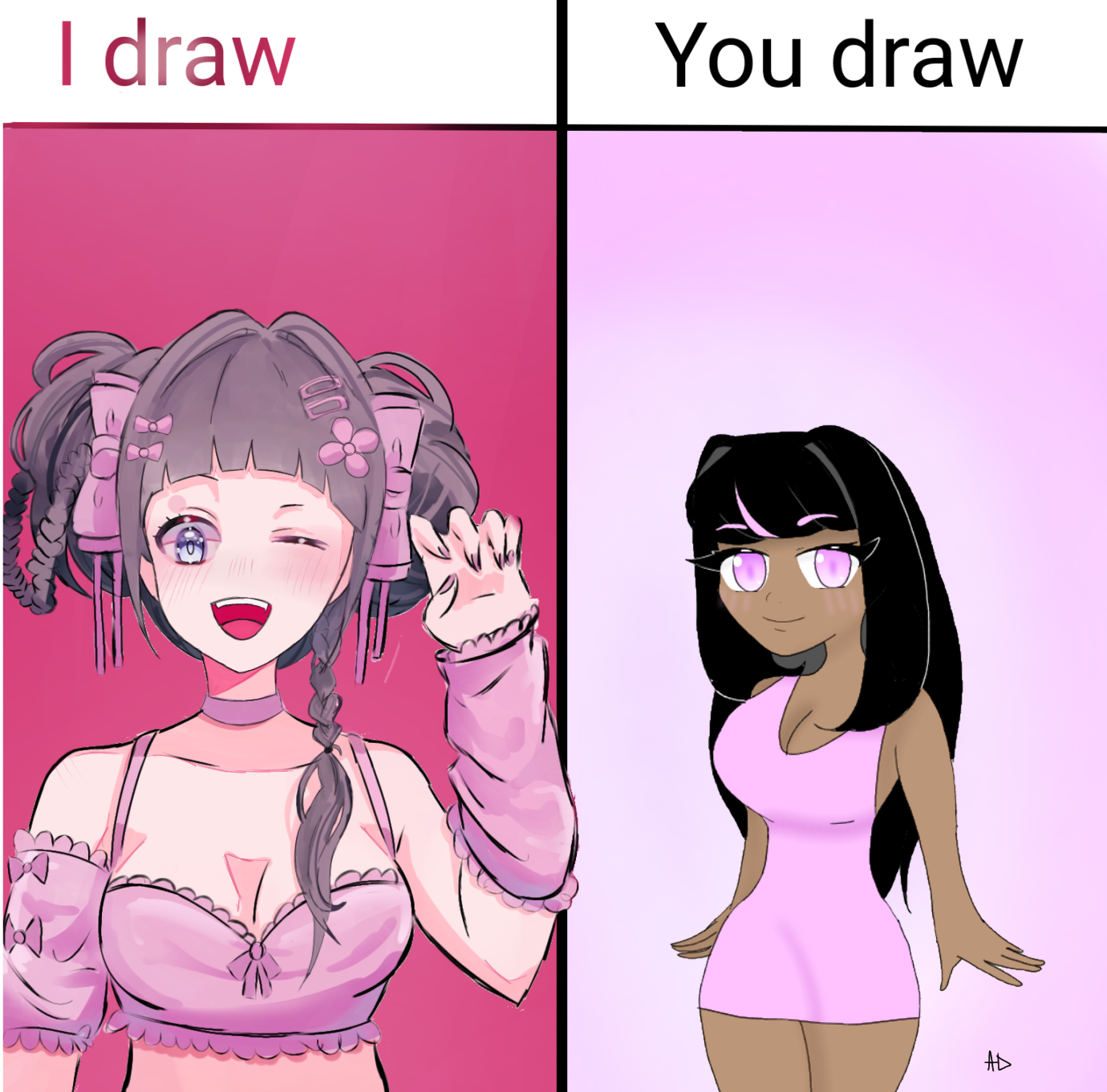 I Draw You Draw Collab - ibisPaint