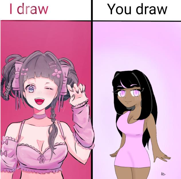 I Draw You Draw Collab - ibisPaint