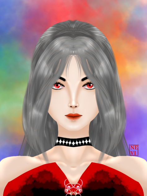 red girl - ibisPaint