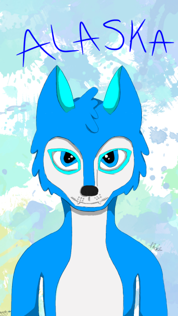 Alaska the Siberian Husky - ibisPaint
