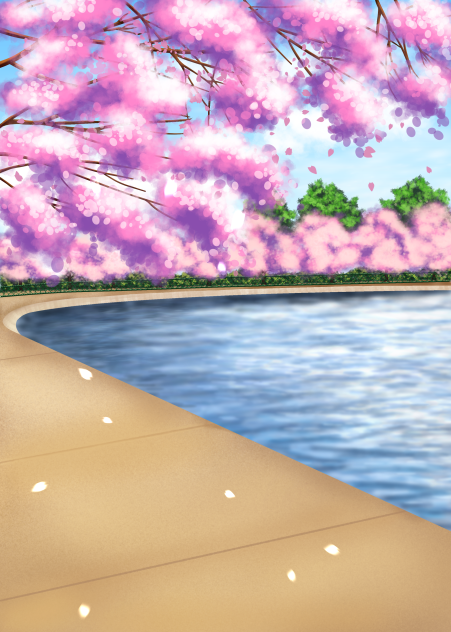 Spring Scenery 🌸 - ibisPaint