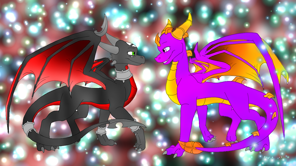 spyro&cynder#3 - ibisPaint