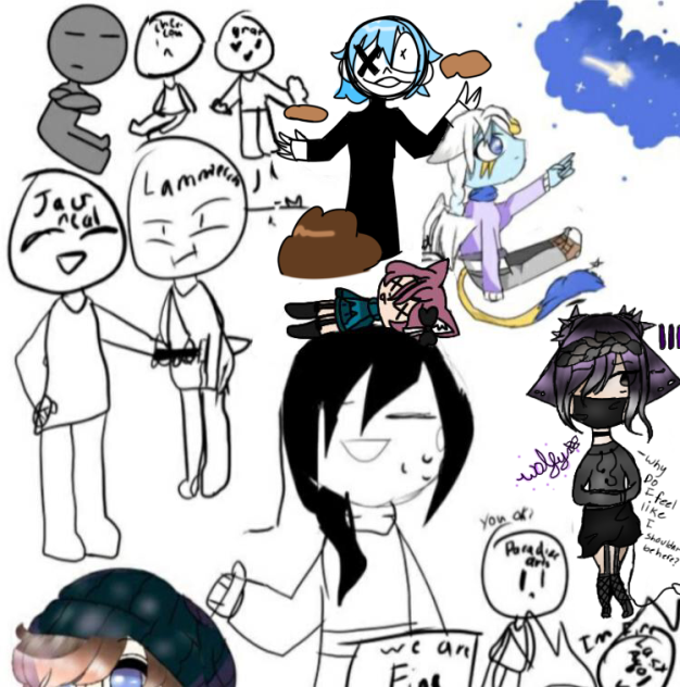 Glitchy's collab UwU - ibisPaint