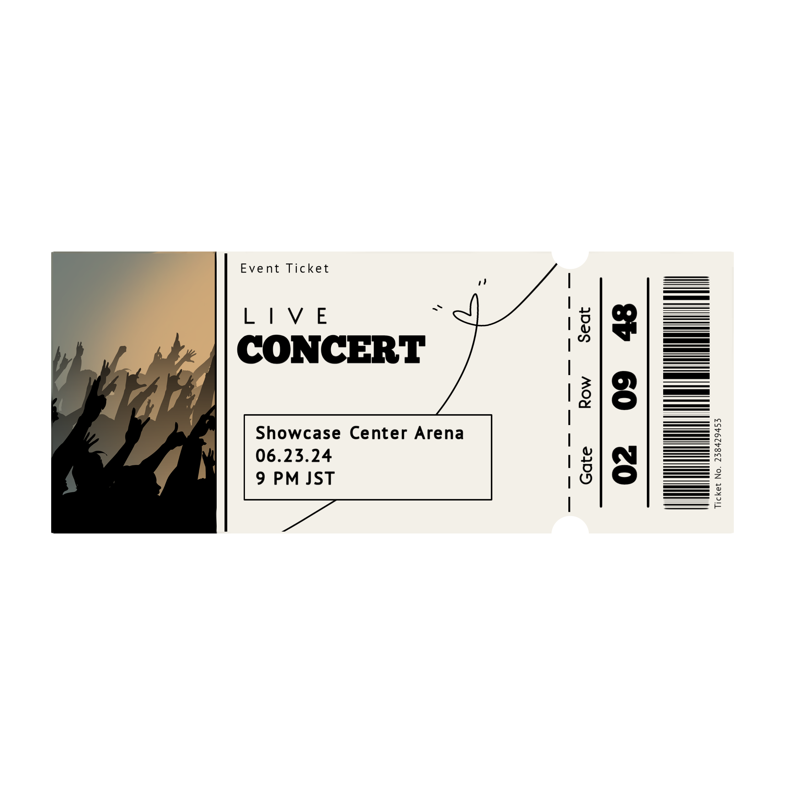 Concert Ticket - ibisPaint