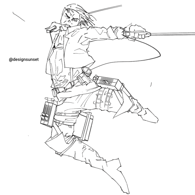 How to draw a dynamic pose - ibisPaint