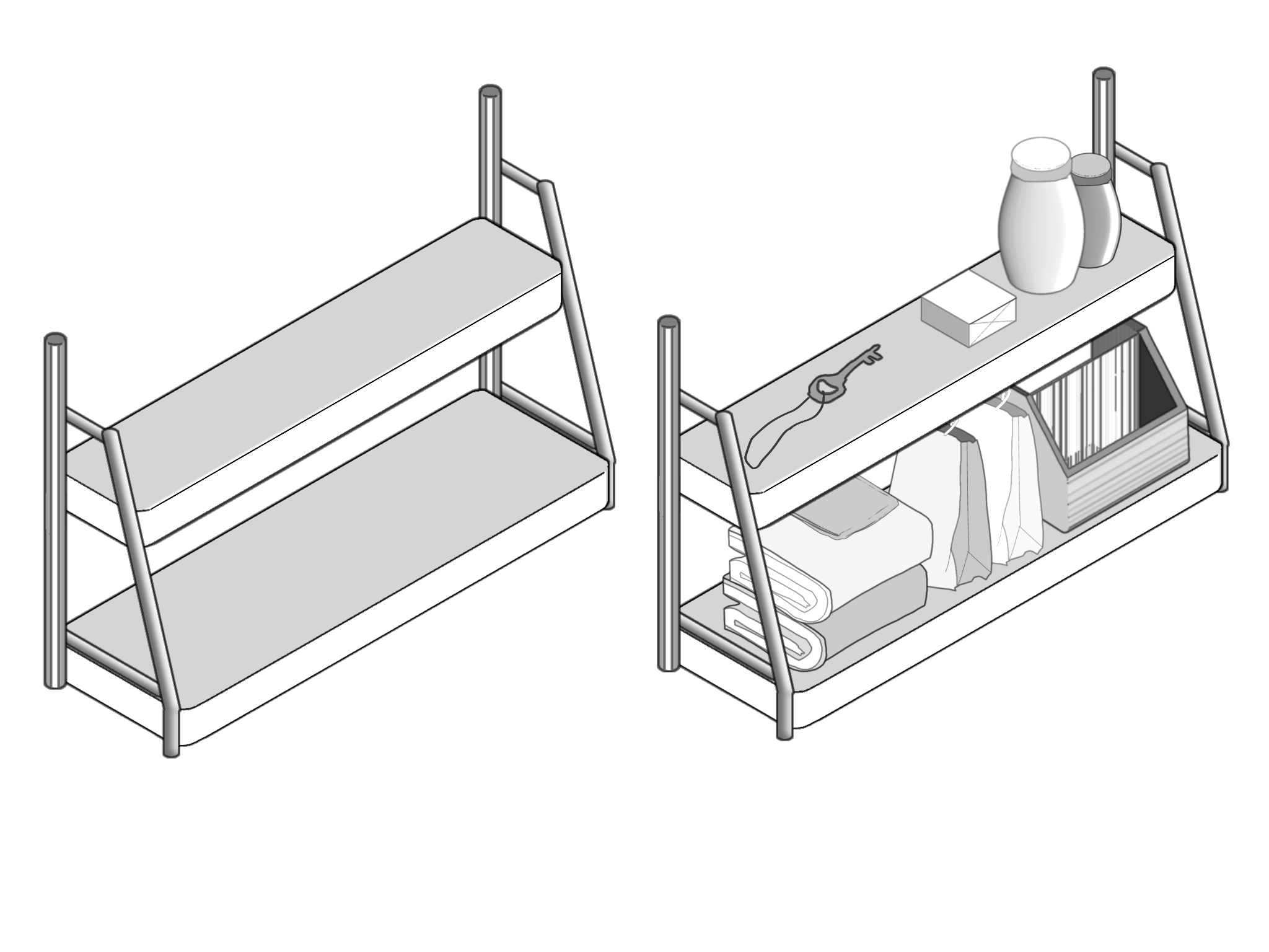 Shelf (isometric) - ibisPaint