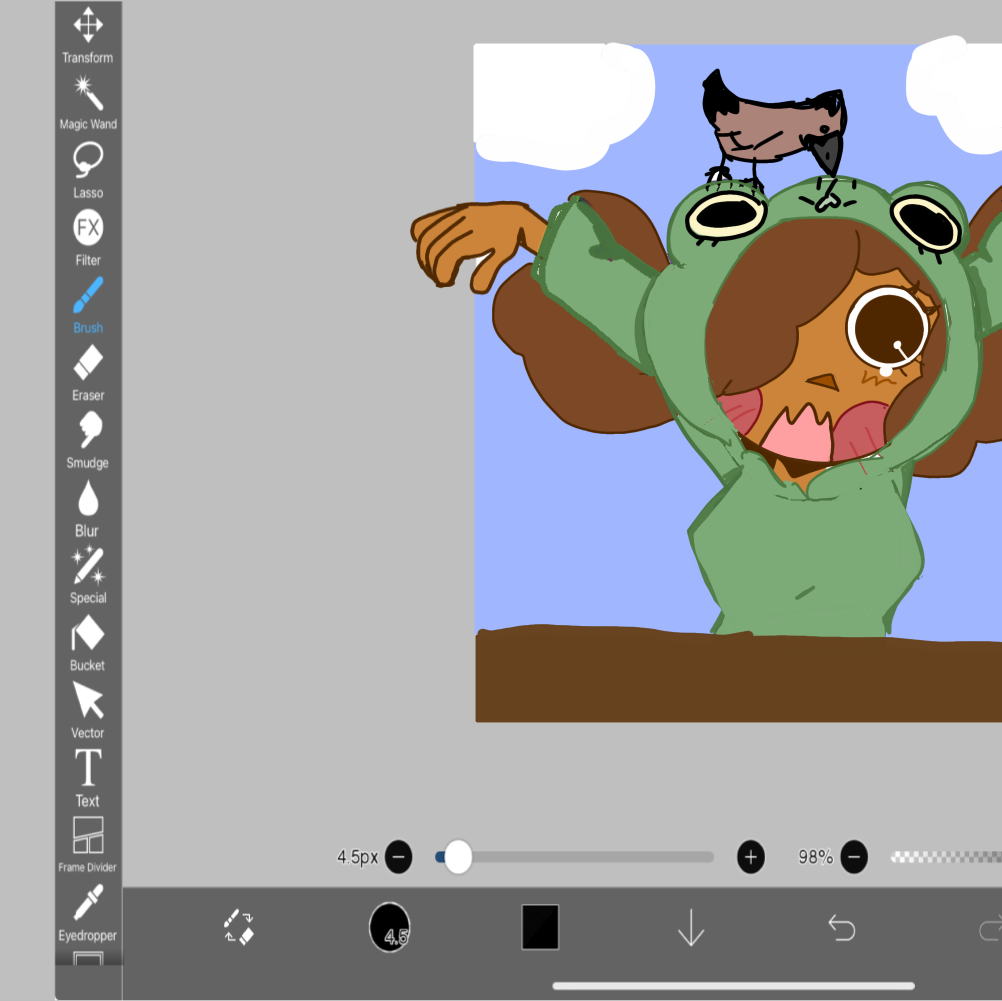 She wants attention - ibisPaint