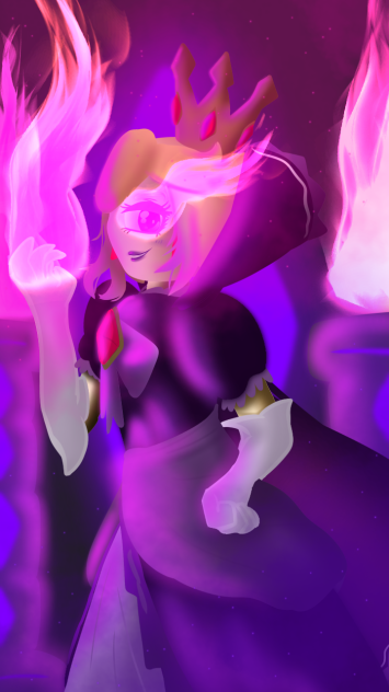 Shadow Queen Peach! - ibisPaint
