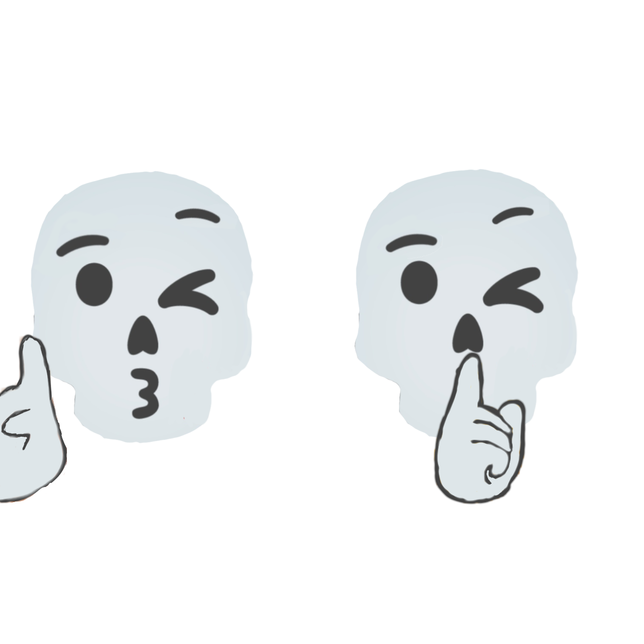 Mewing Skeleton - ibisPaint