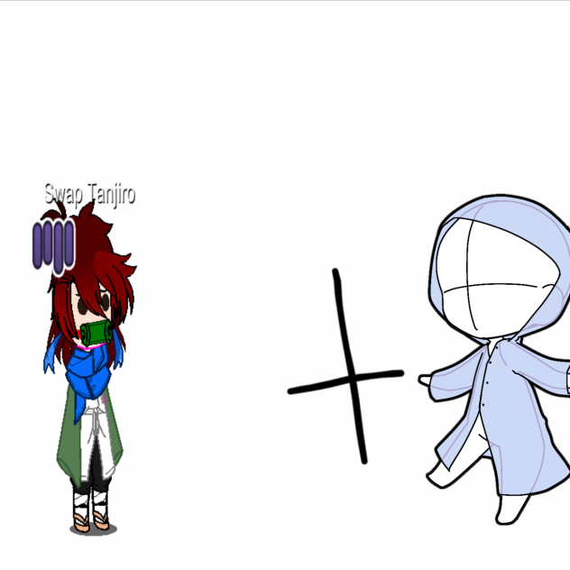 Swap Tanjiro doing the same thing - ibisPaint