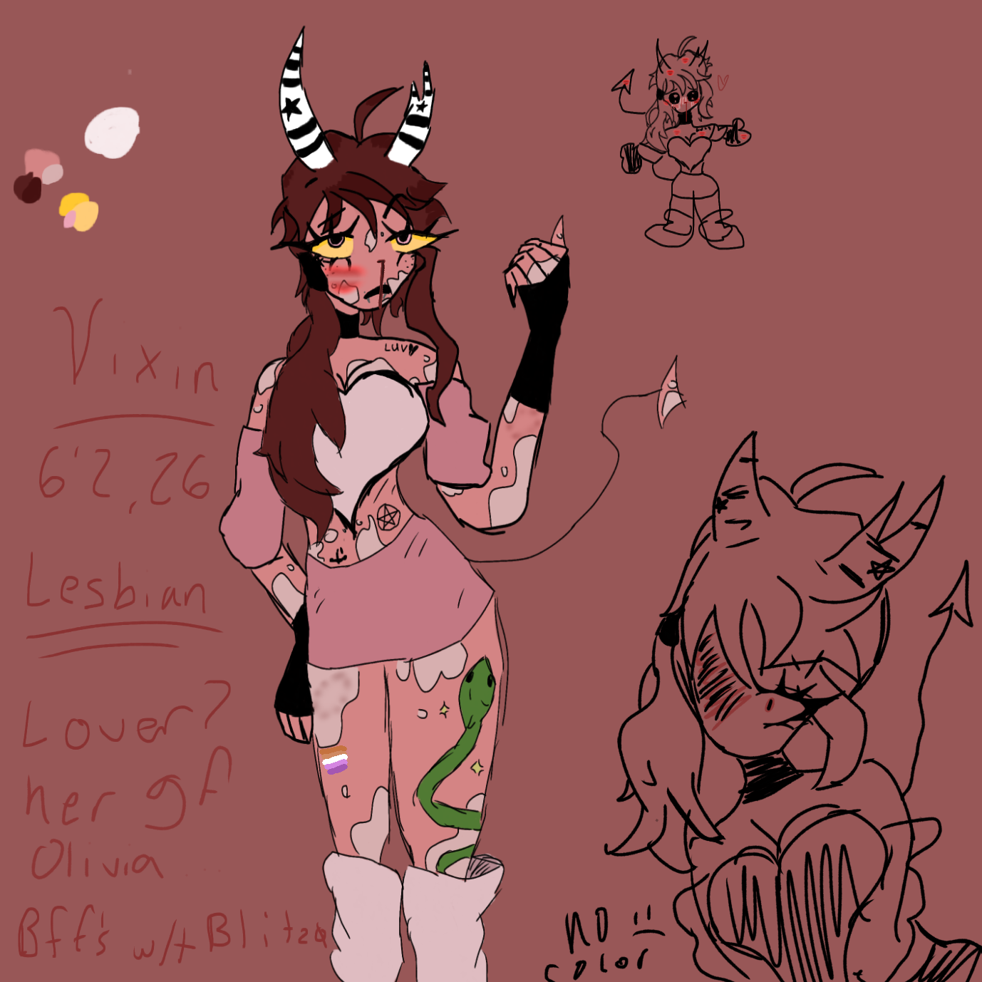 My helluva boss oc - ibisPaint