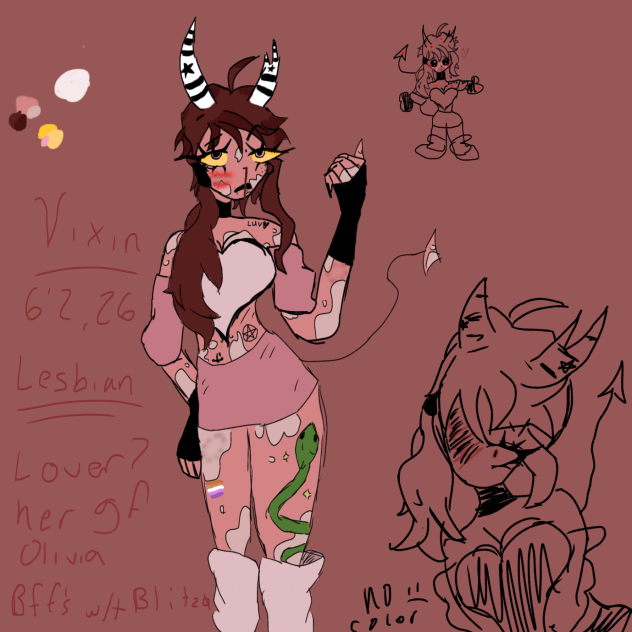 My helluva boss oc - ibisPaint