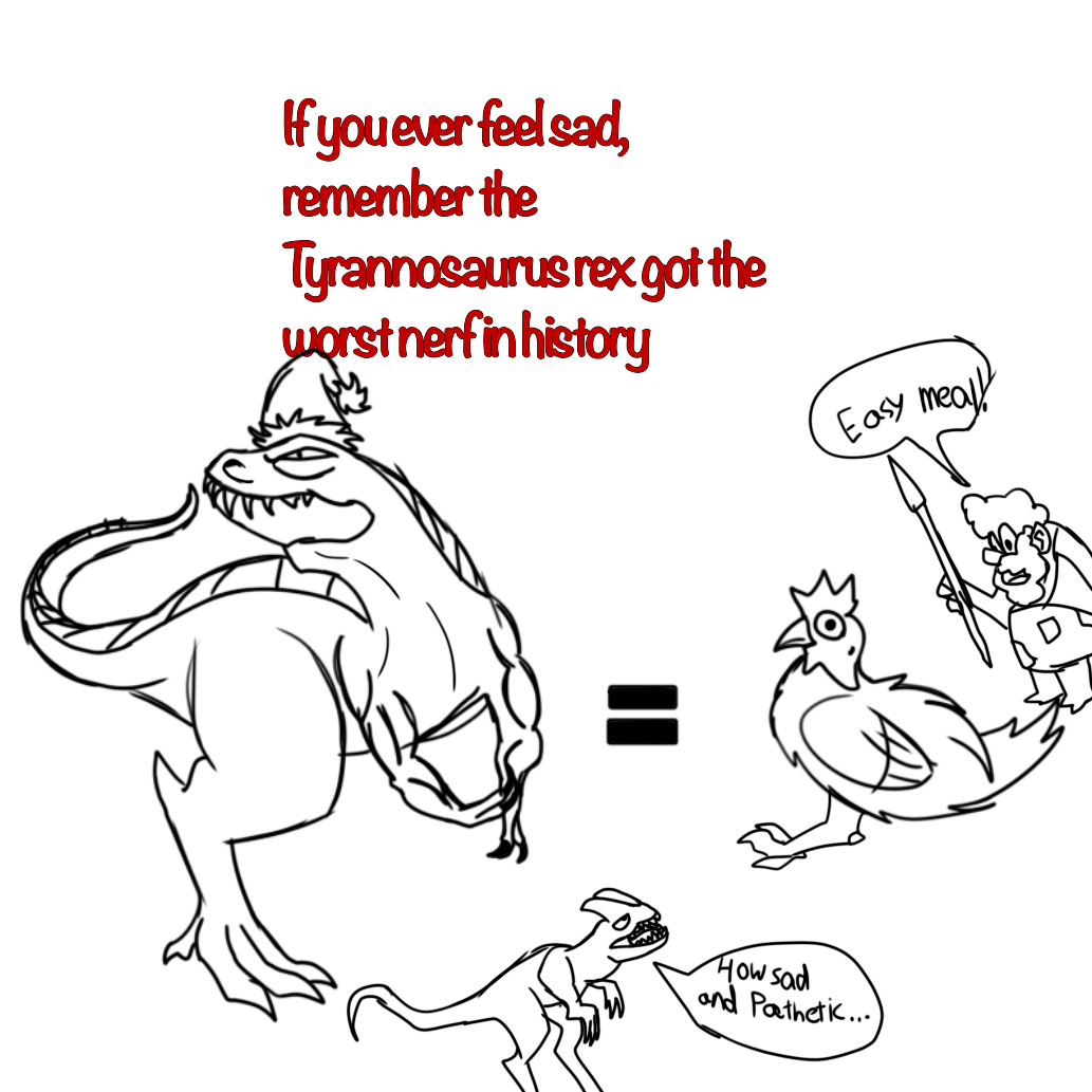 Sad truth about the T-Rex - ibisPaint