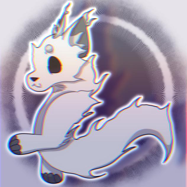 Ghost cat - ibisPaint