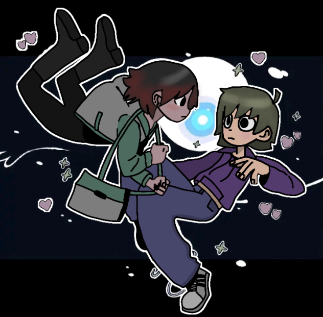 Scott Pilgrim trend - Me and my GF - ibisPaint