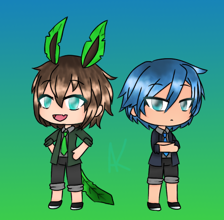 Gacha edit Enzo et Leef - ibisPaint