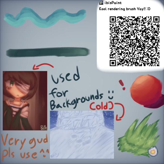 Rendering brush i use for backgrounds!! - ibisPaint