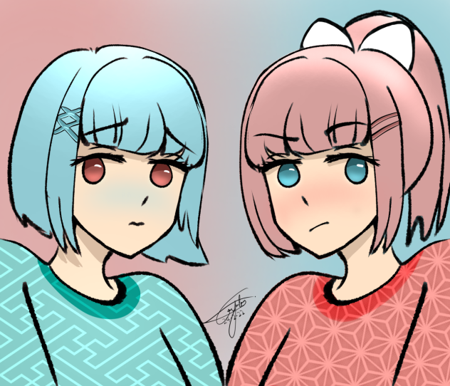Red and Blue - ibisPaint