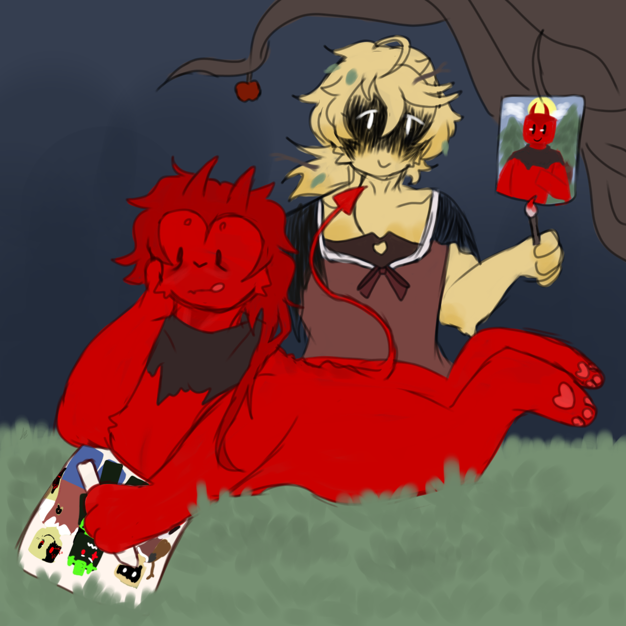 Drawing together - ibisPaint