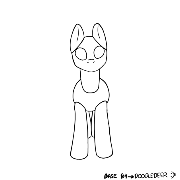 My little pony base! - ibisPaint
