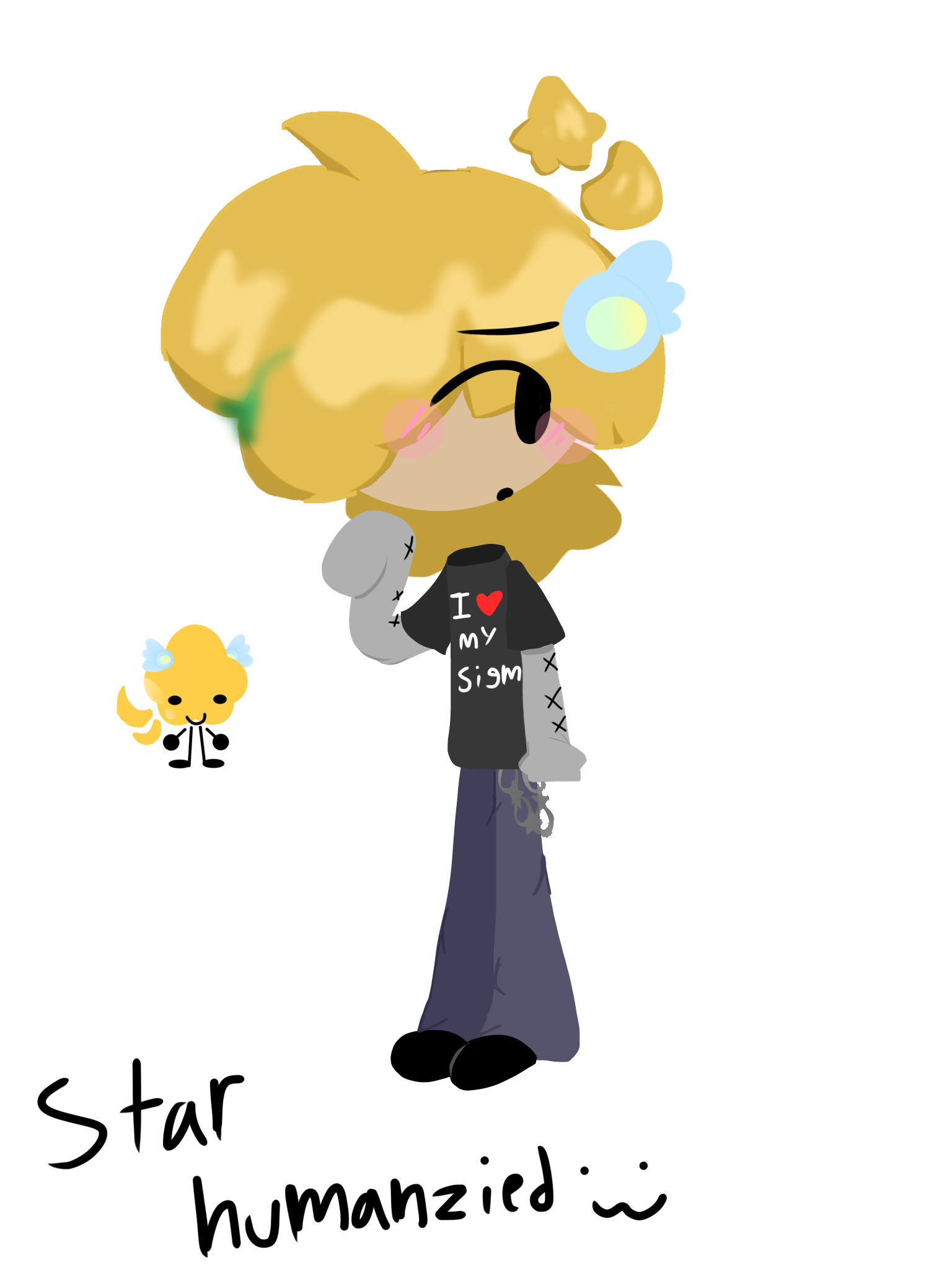Star as a human - ibisPaint