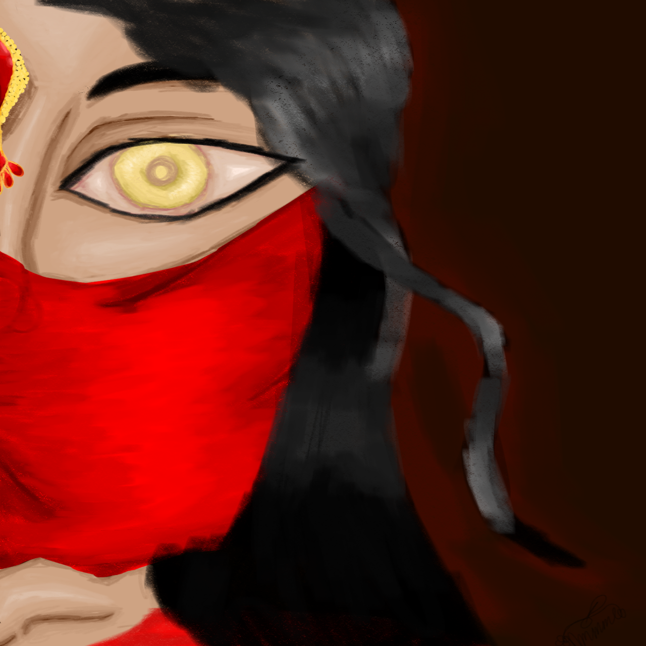 Arab lady - ibisPaint