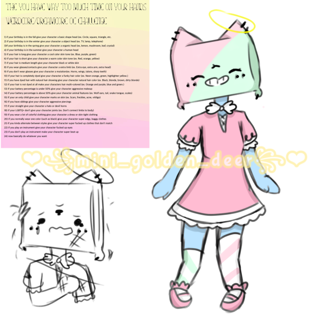 SpookyGhost’s Weirdcore OC Challenge! - ibisPaint