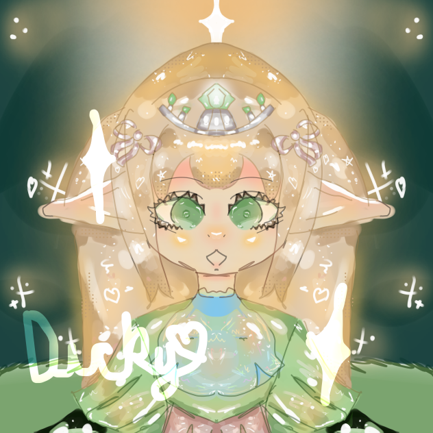 Green elf girl - ibisPaint